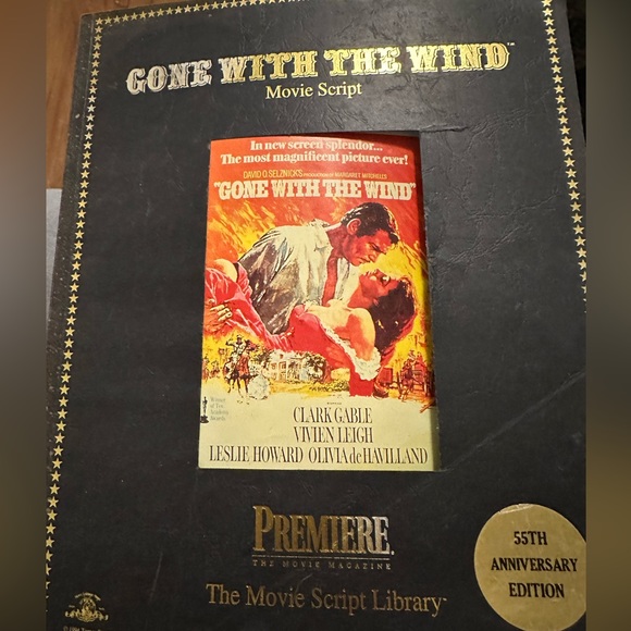Other | Gone With The Wind Script And 75th Anniversary Tv Guide Magazine | Poshmark